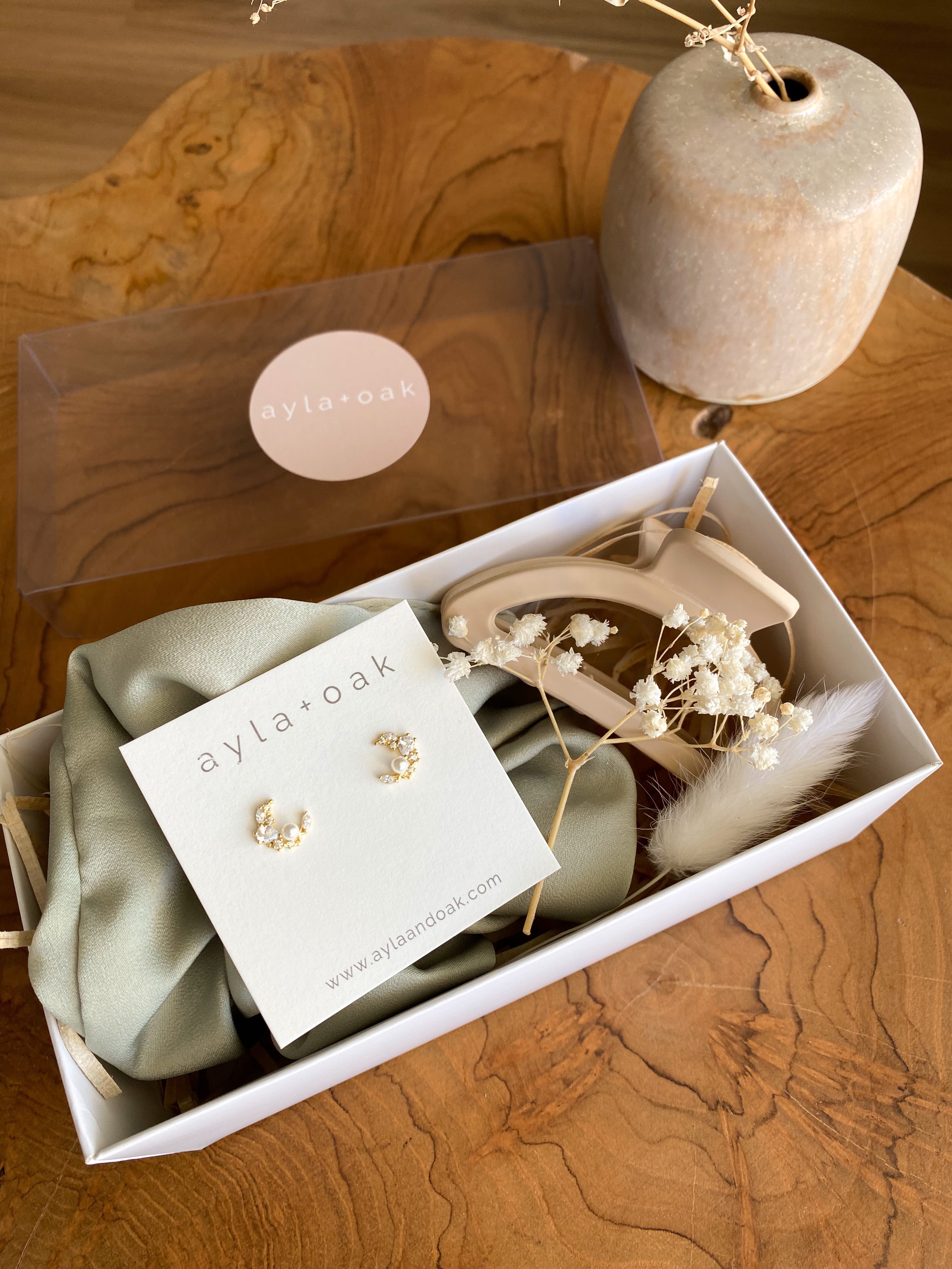 Malia Blush and Sage Green Gift Set - for Abi – Ayla and Oak