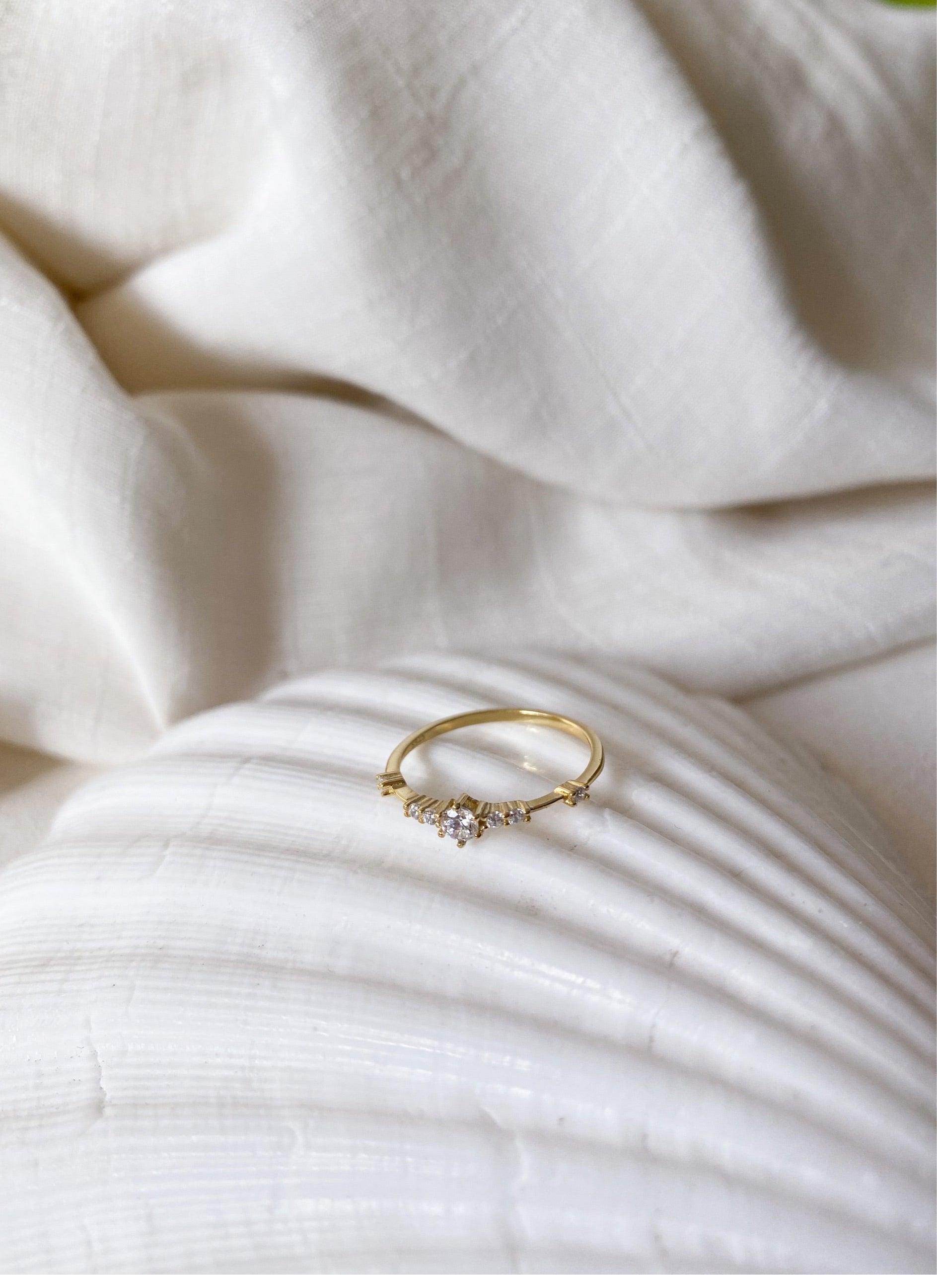 Astra Ring - 14k Gold plated – Ayla and Oak